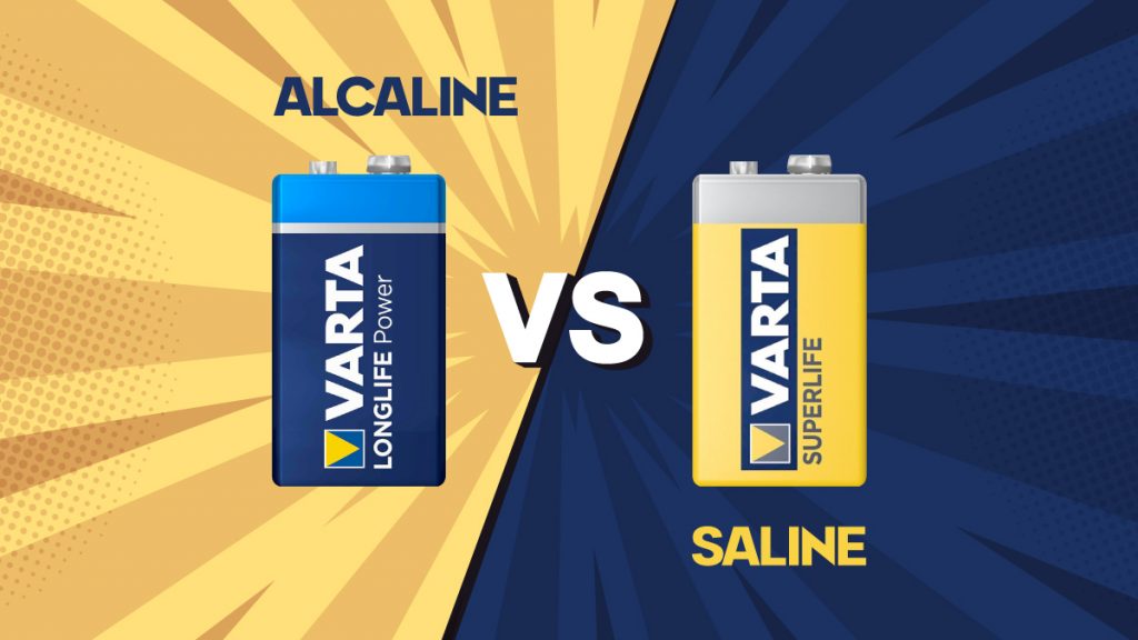 Quelle est la différence entre une pile alcaline et une pile saline