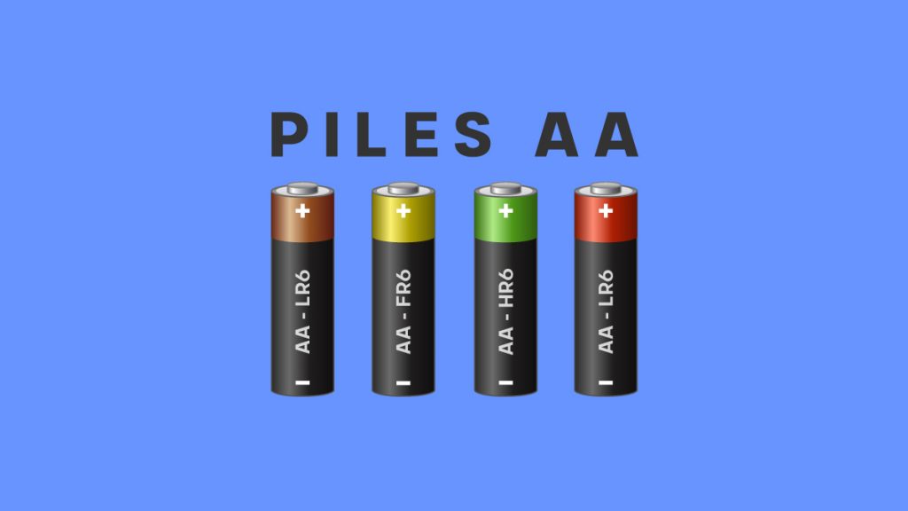 Quelles sont les caractéristiques des piles AA